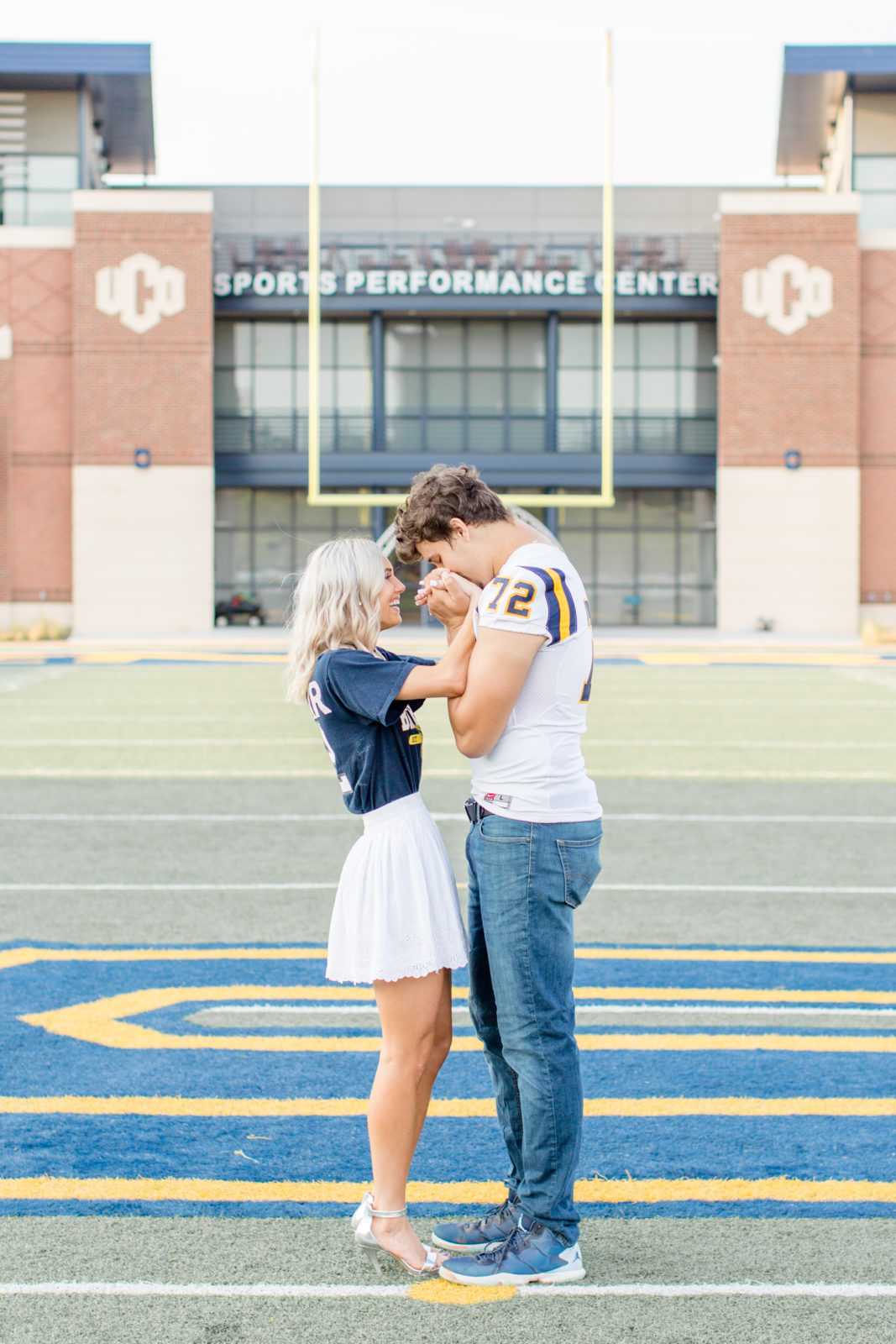 MacKenzie + Jacob's University of Central Oklahoma Engagement Session ...