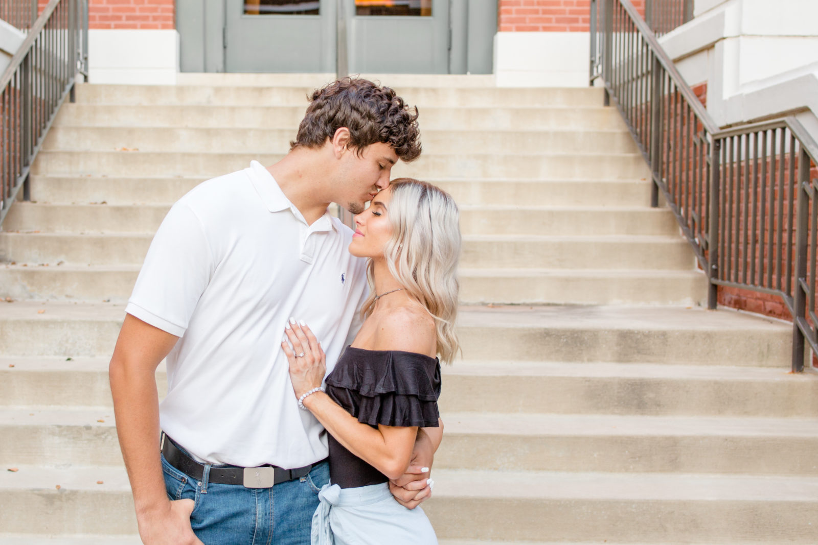 MacKenzie + Jacob's University of Central Oklahoma Engagement Session - Dennah Renee Photography