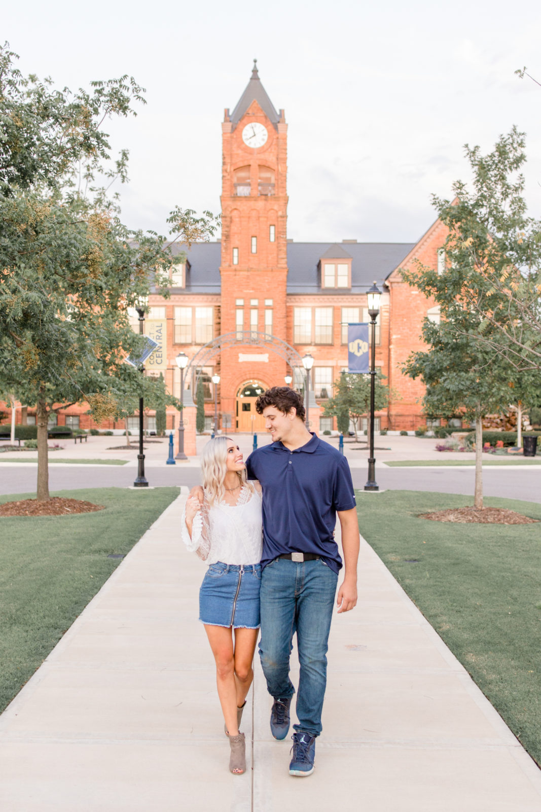 MacKenzie + Jacob's University of Central Oklahoma Engagement Session ...